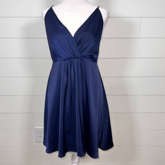 Gianni Bini | Dresses | Gianni Bini Royal Navy Blue Party Dress With ...